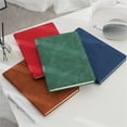 A5 PU Leather Hardcover Notebook, 200 Pages Lined Journal, Premium ...