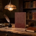 A5 PU Leather Lined Notebook Hardcover Ruled Journal for Students ...