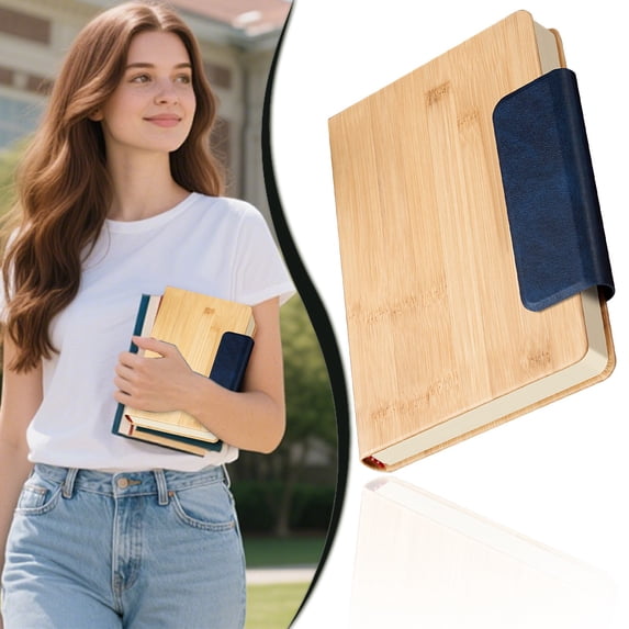 A5 PU Leather Notebook With Elastic Closure, 200 Pages Compact Size ...