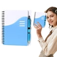 A5 Pocket Spiral Notebook with Pen,120 Pages 80Gsm Lined Paper,5.51"×7. ...