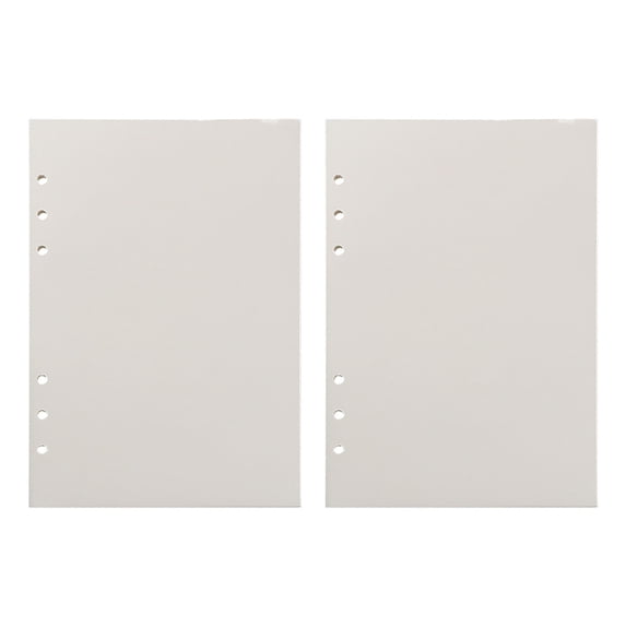 A5 Refill Paper, Blank A5 Binder Inserts 90 Sheets, 6 Ring Loose Leaf ...
