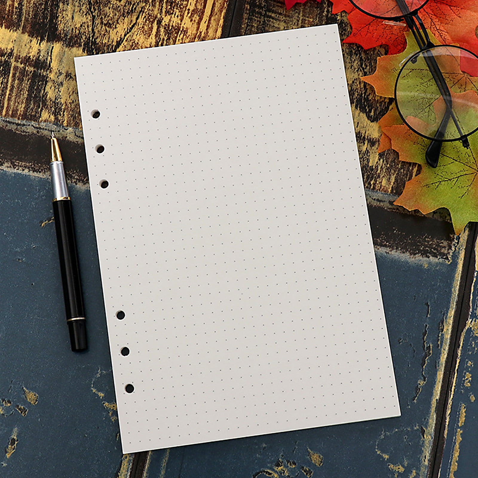 A5 Refill Paper, Two Sets (Total 90 Sheets) A5 Loose Leaf Paper, 6 Hole ...
