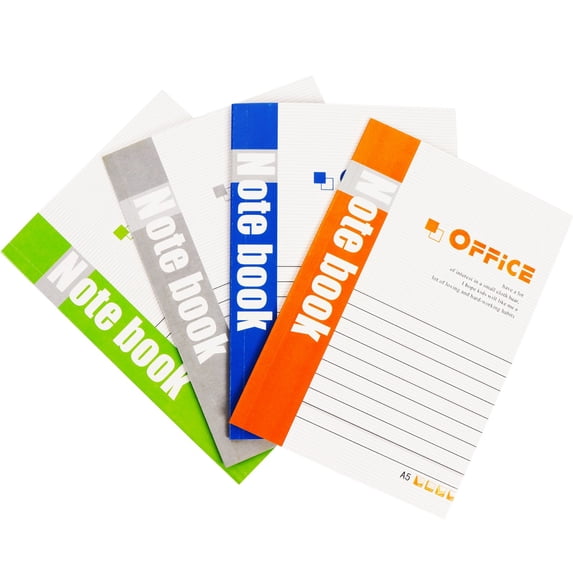 A5 Refillable Notebook with Lined Paper Refill – 28 Sheets, 8.2 x 5.8 ...