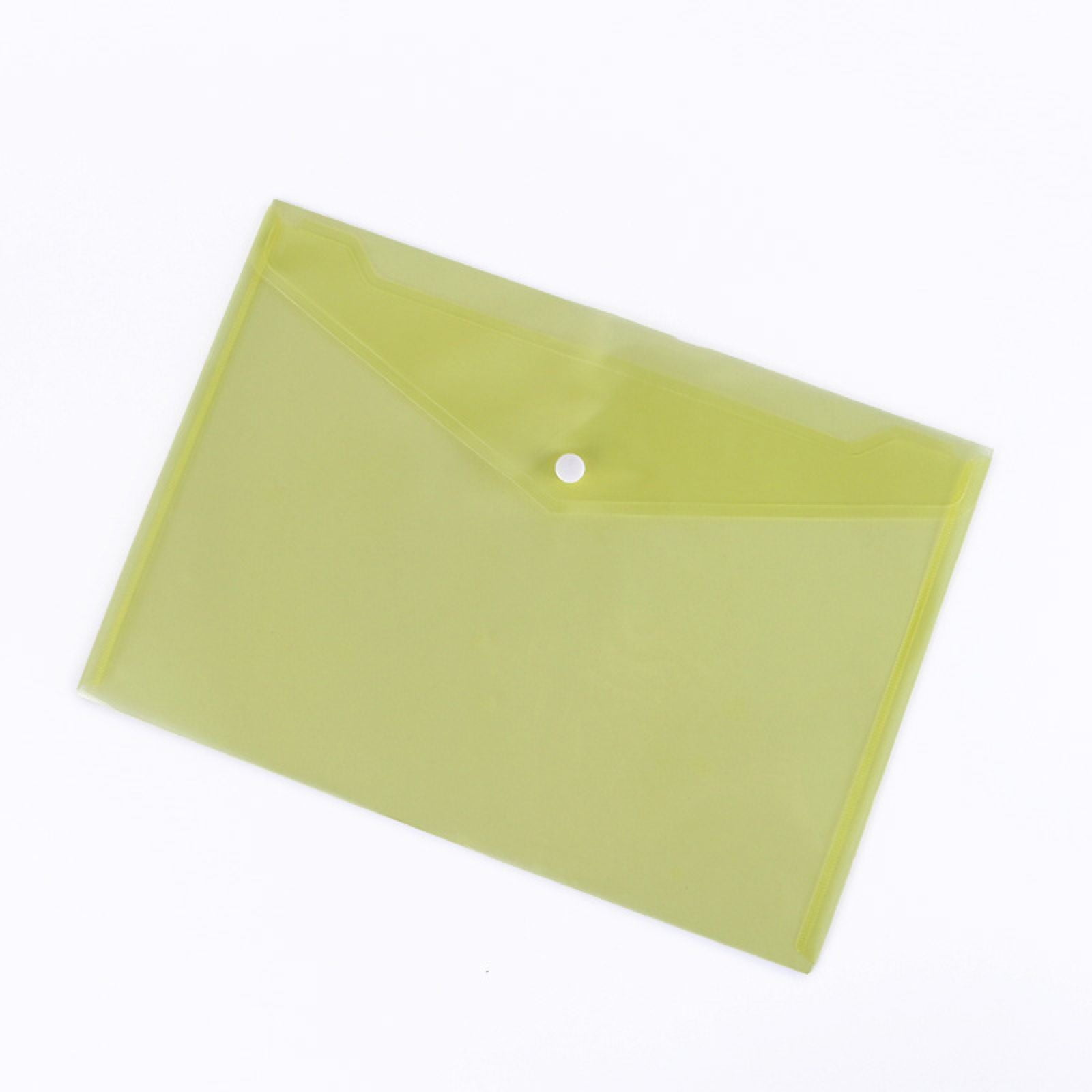 A5 Reusable Plastic Wallets Folders Transparent Foolscap Document Files ...