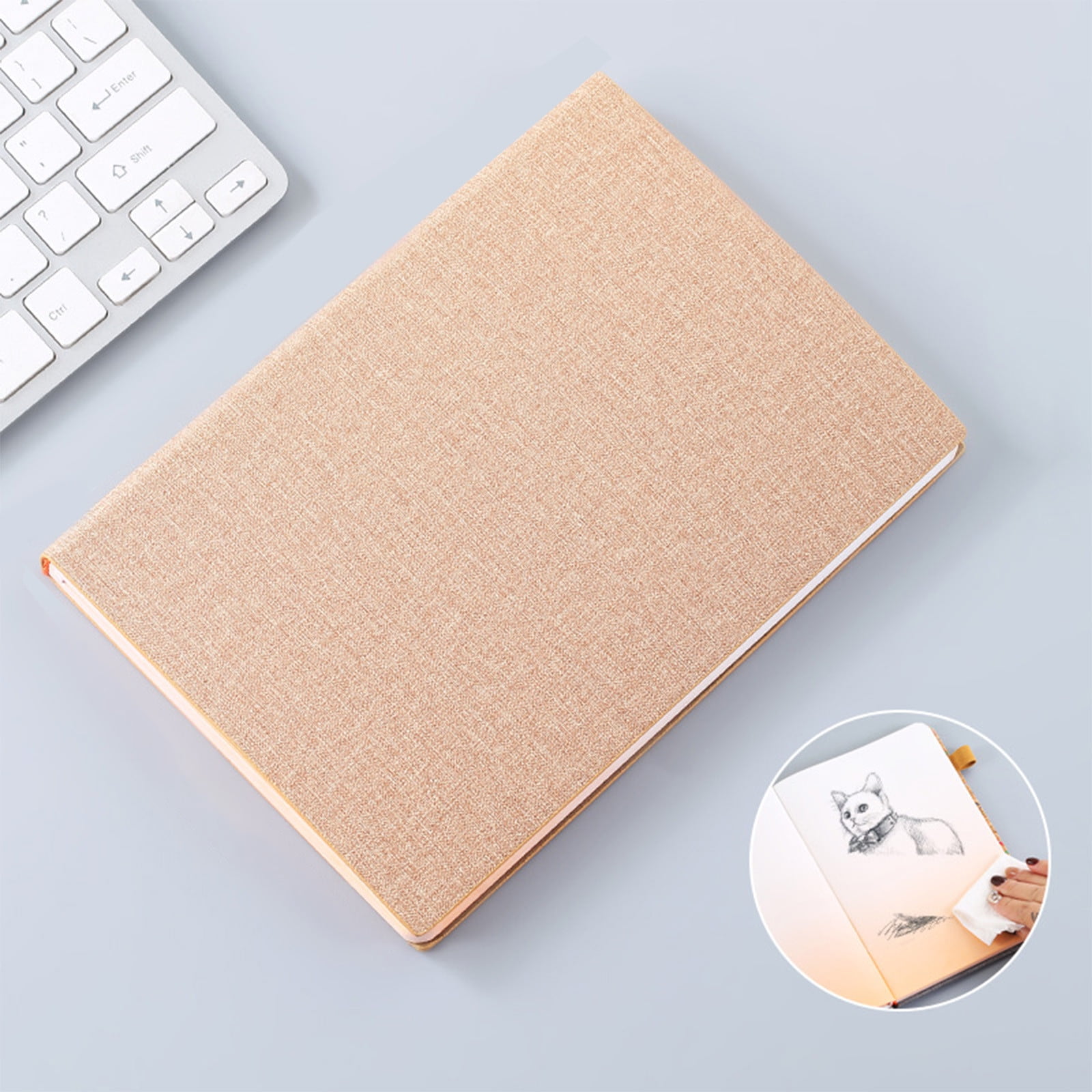 A5 Smart Reusable Notebook with Erasable Pen Khaki 8.23x5.71 Inches ...