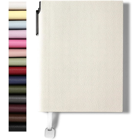 A5 Softcover PU Leather Lined Journal Notebook for Women | 160 Pages ...