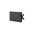 A5 Spiral Bound DIY Scrapbook Album with Ribbon Closure and 30 Sheets ...