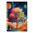 A5 Spiral Notebook 60 Sheets 80gsm Paper Ruled Journal Colored Tree ...