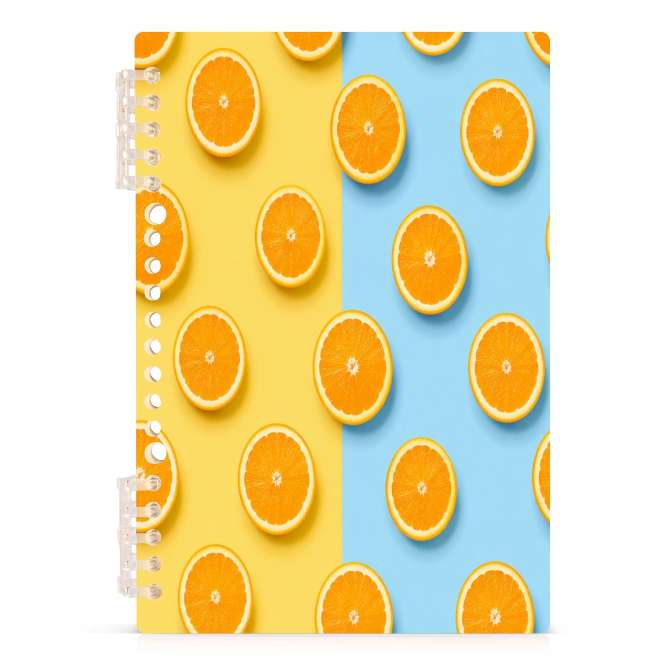 A5 Spiral Notebook 60 Sheets 80gsm Paper Ruled Journal Pattern Of Fresh ...