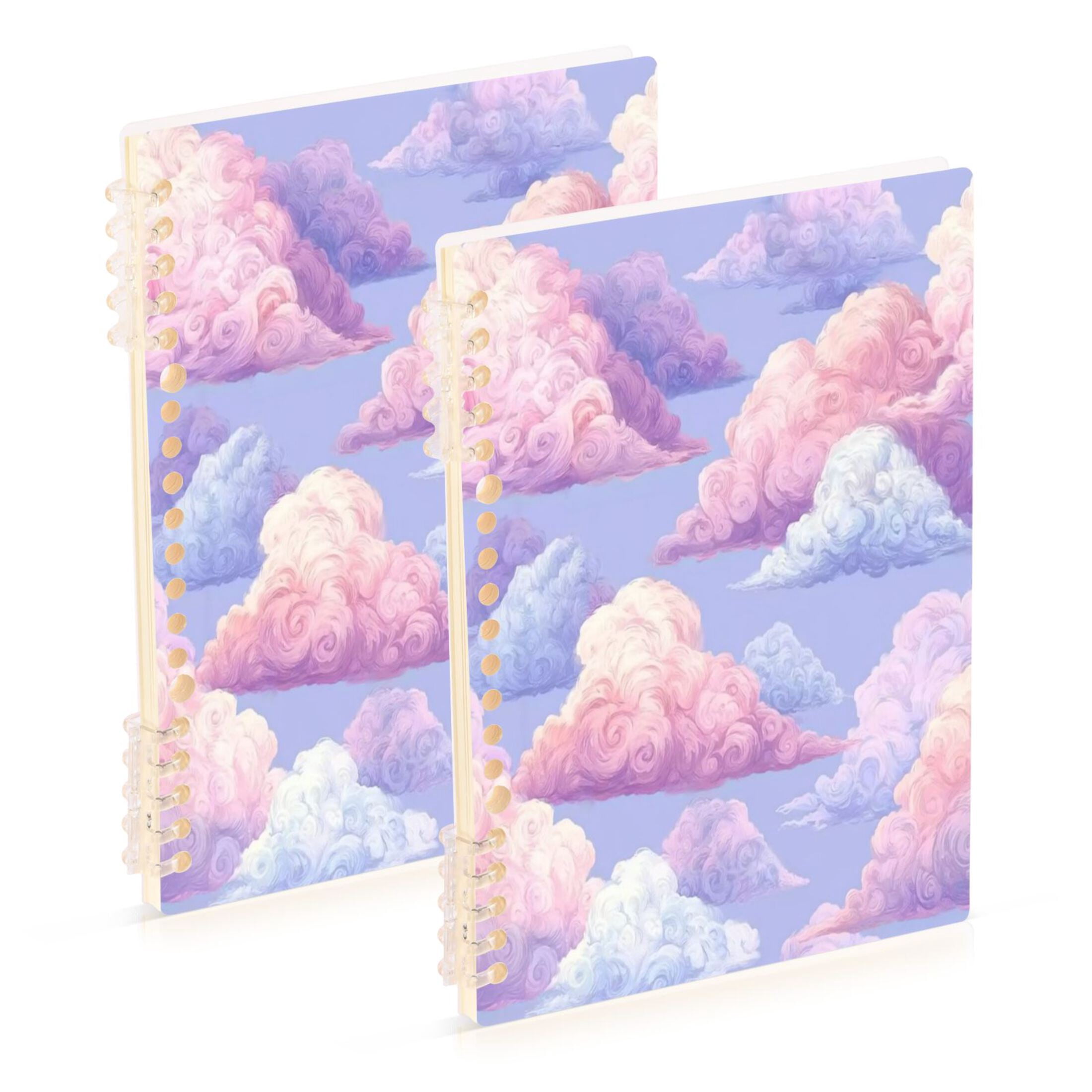 A5 Spiral Notebook 60 Sheets 80gsm Paper Ruled Journal Purple Dream ...