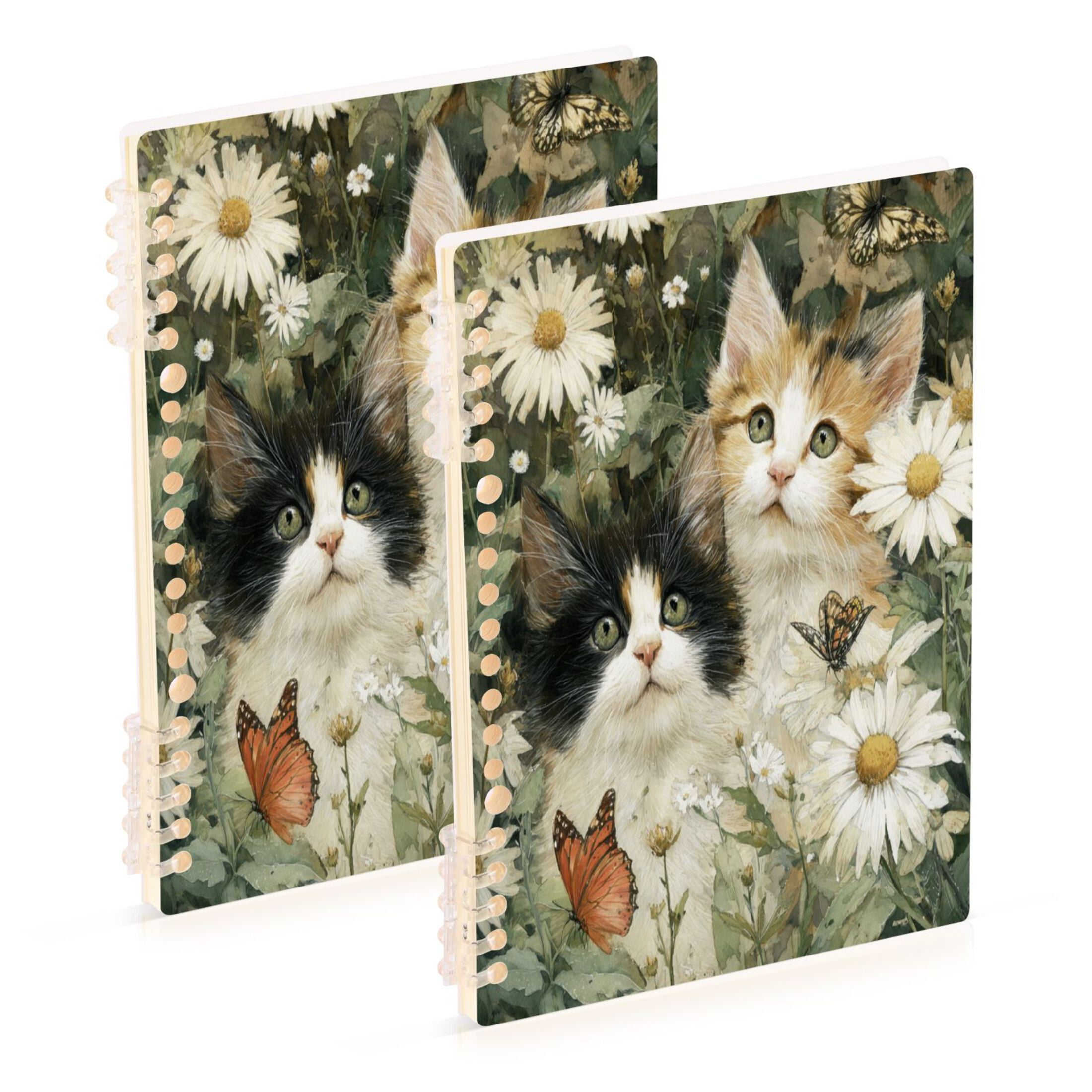 A5 Spiral Notebook 60 Sheets Diary Removable & Adjustable Wire Binding ...