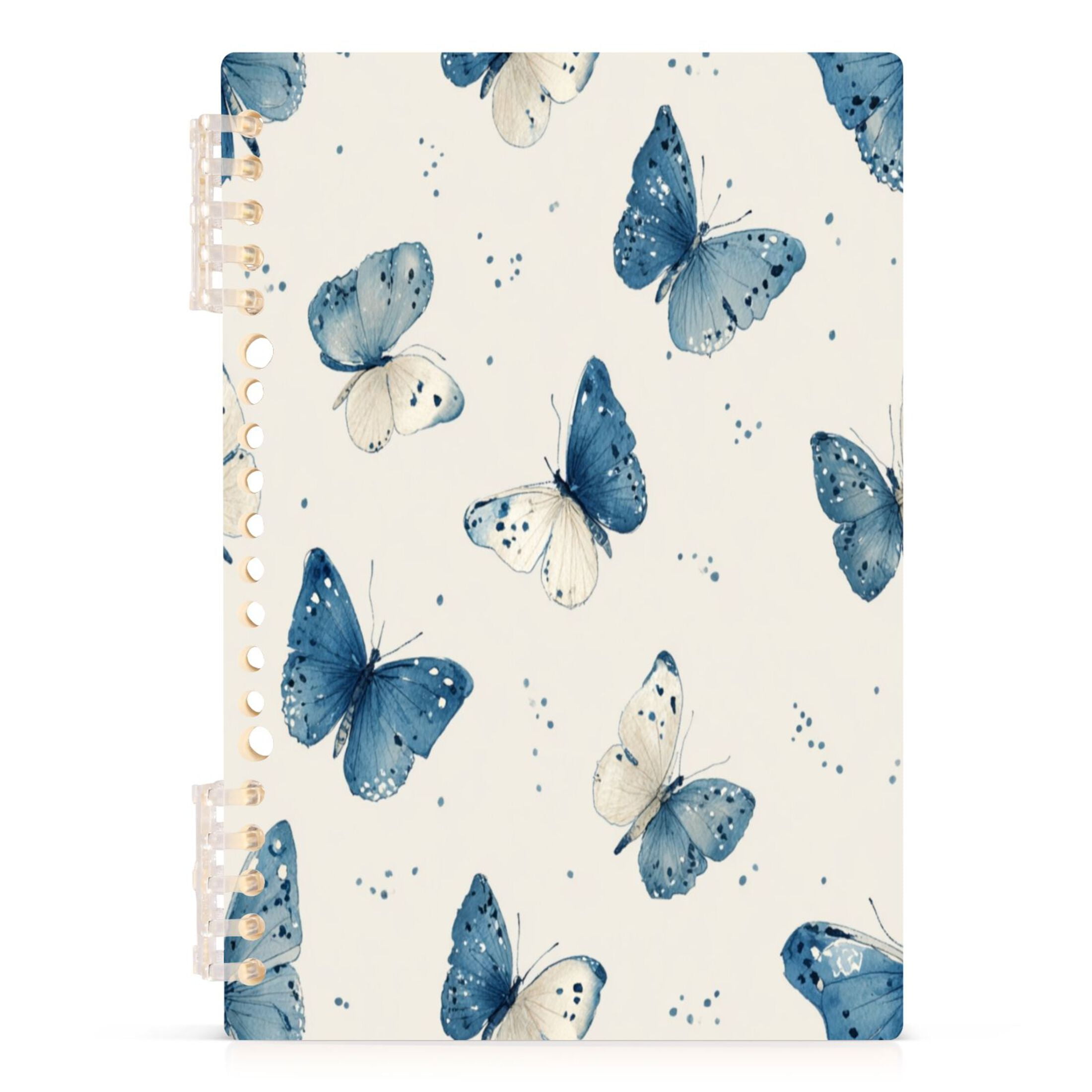 A5 Spiral Notebook 60 Sheets Diary Removable & Adjustable Wire Binding ...