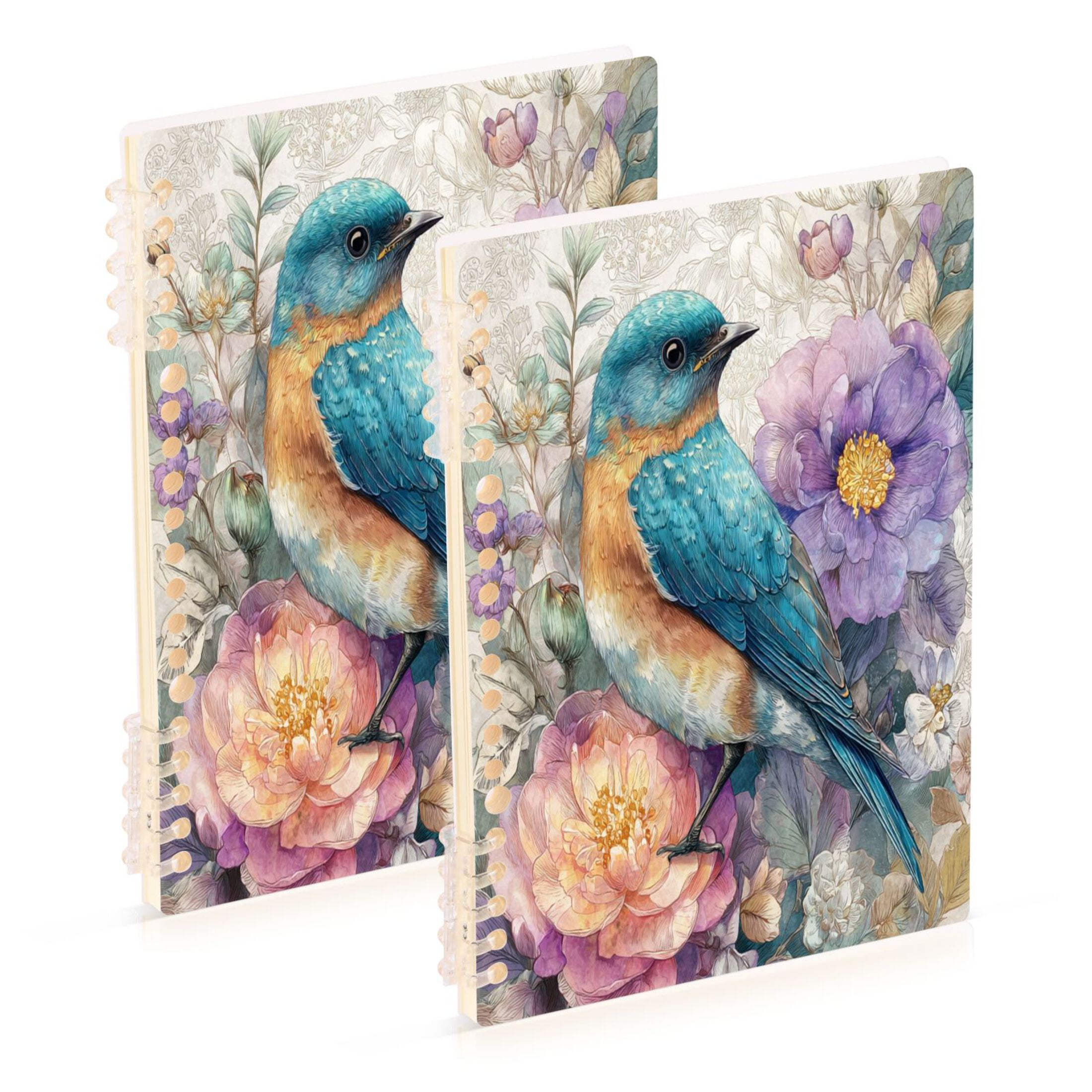 A5 Spiral Notebook 60 Sheets Diary Removable & Adjustable Wire Binding ...