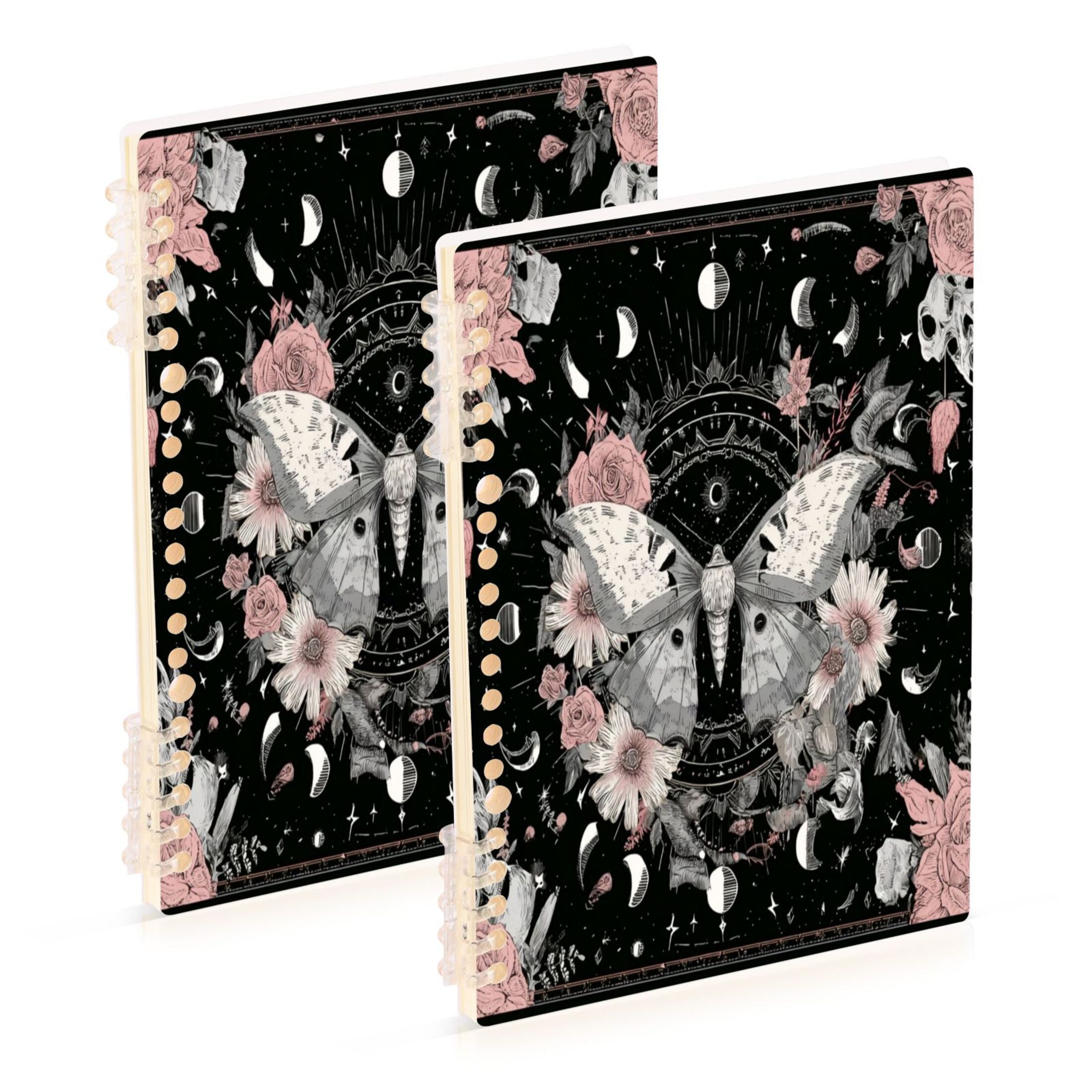 A5 Spiral Notebook 60 Sheets Diary Removable & Adjustable Wire Binding ...