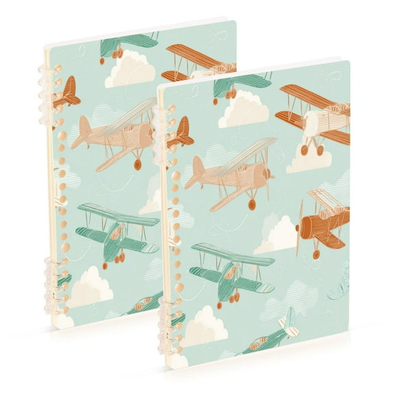 A5 Spiral Notebook 60 Sheets Diary Removable & Adjustable Wire Binding ...