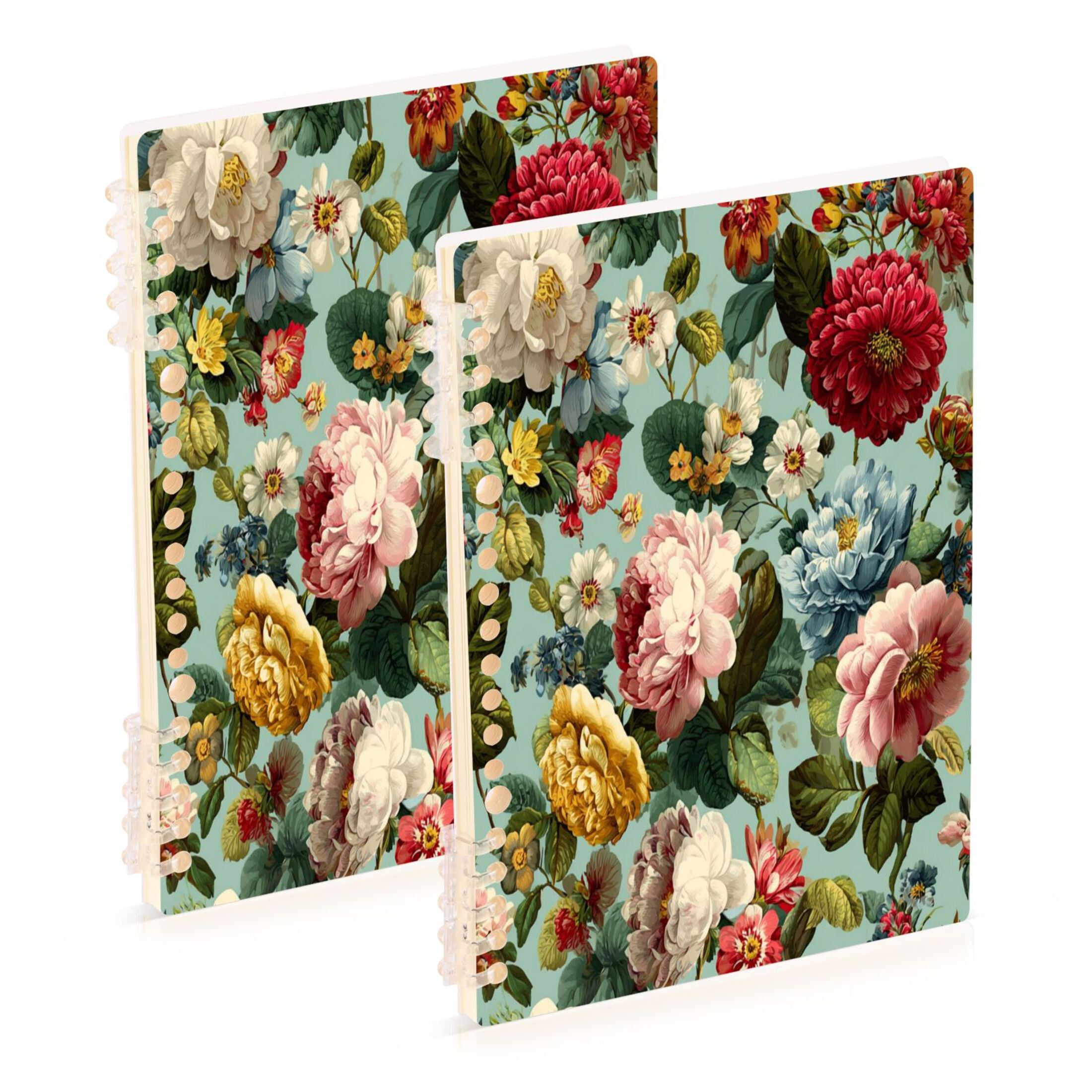 A5 Spiral Notebook 60 Sheets Diary Removable & Adjustable Wire Binding ...