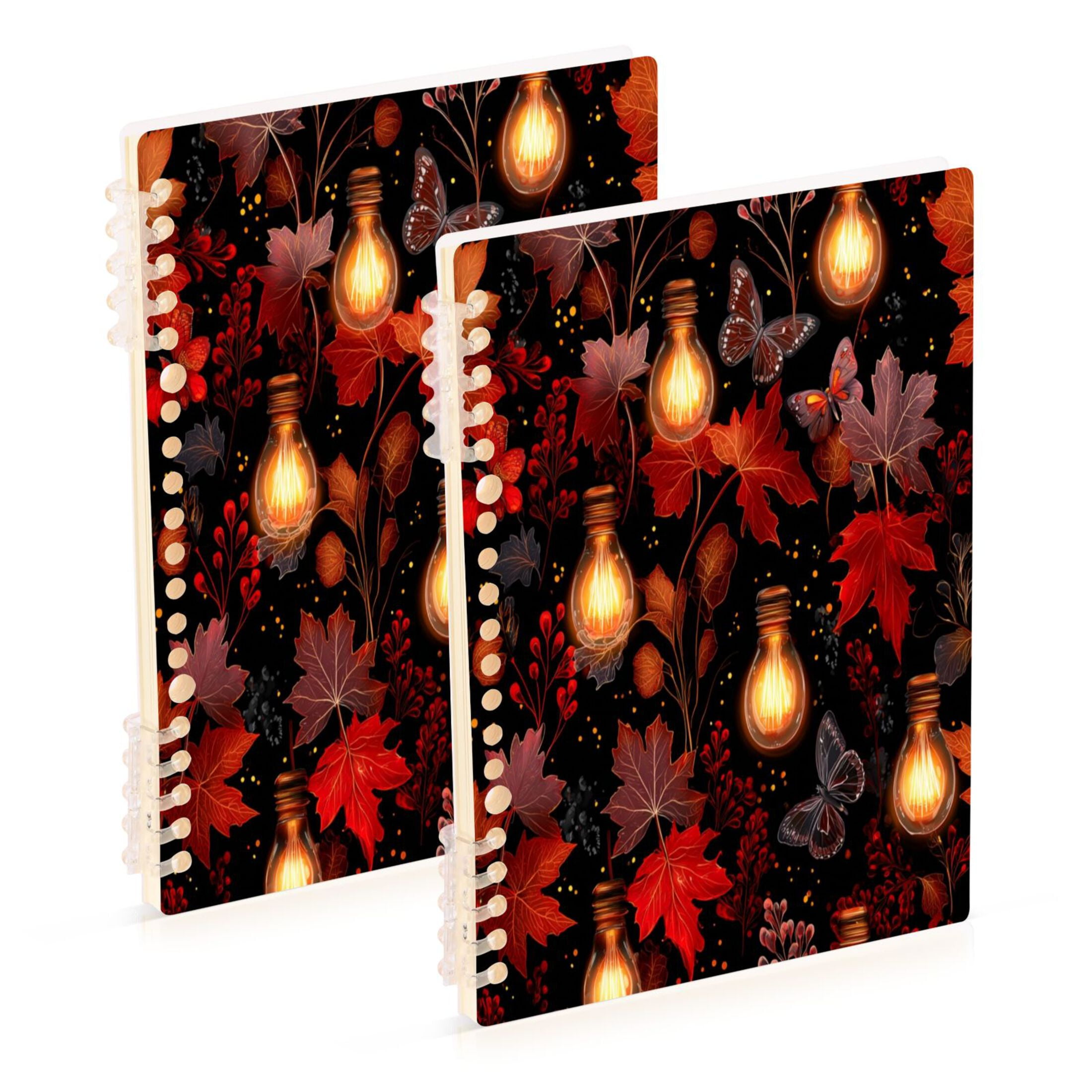 A5 Spiral Notebook 60 Sheets Diary Removable & Adjustable Wire Binding ...