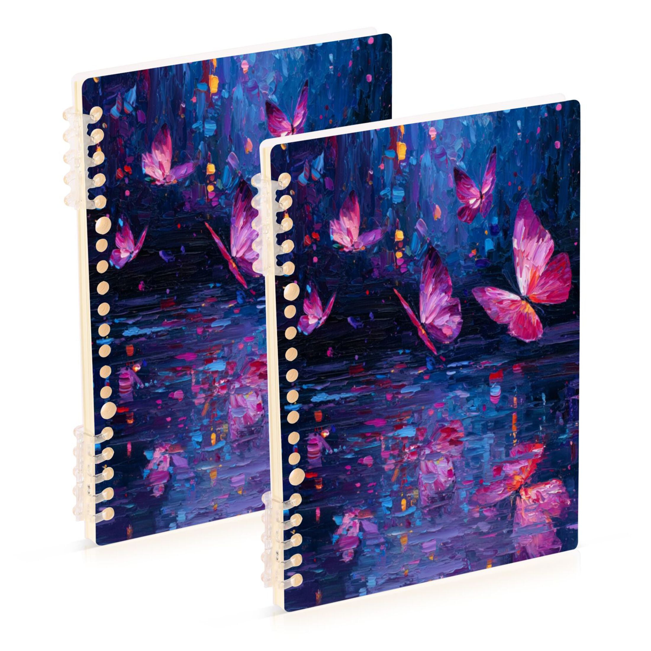 A5 Spiral Notebook 60 Sheets Diary Removable & Adjustable Wire Binding ...