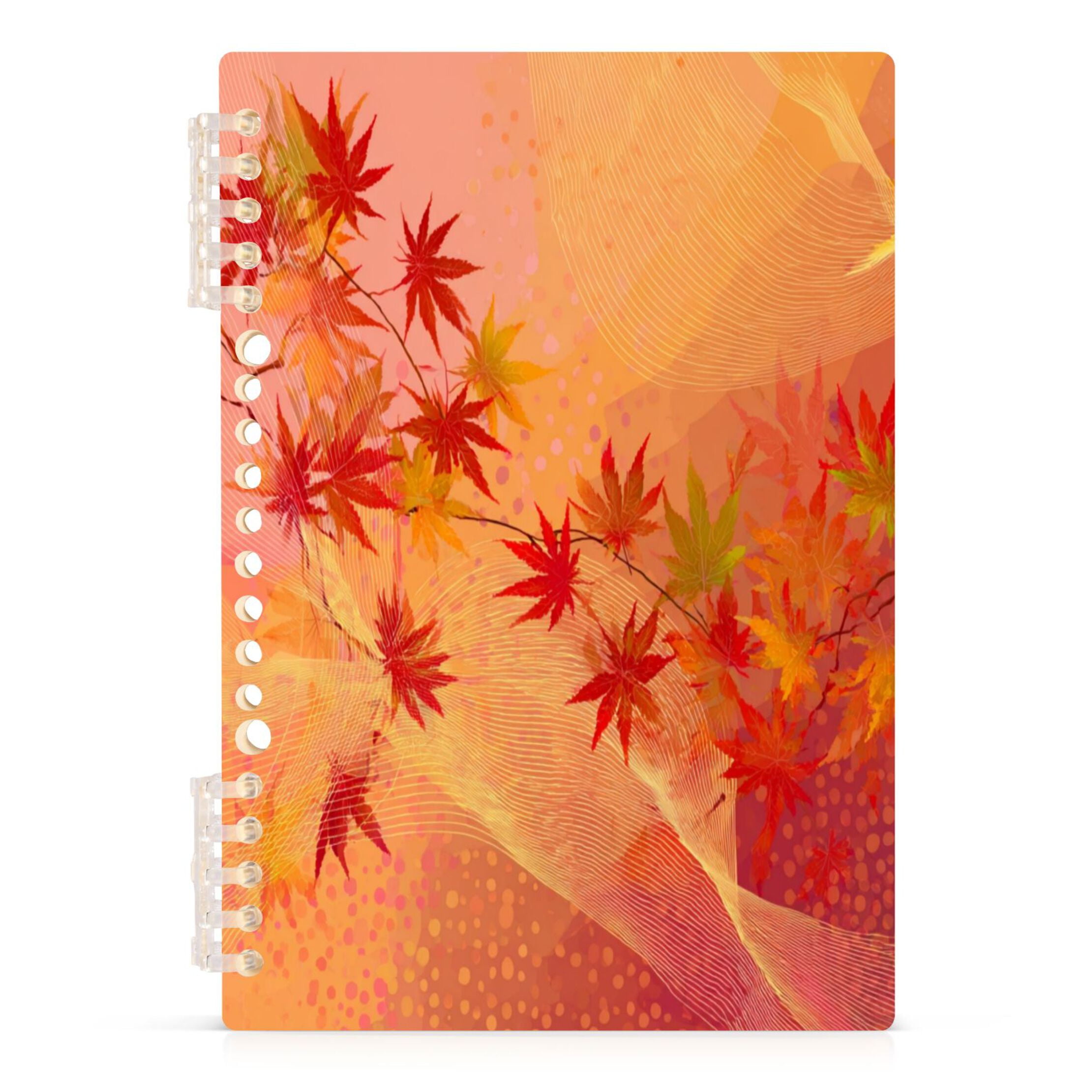 A5 Spiral Notebook 60 Sheets Diary Removable & Adjustable Wire Binding ...