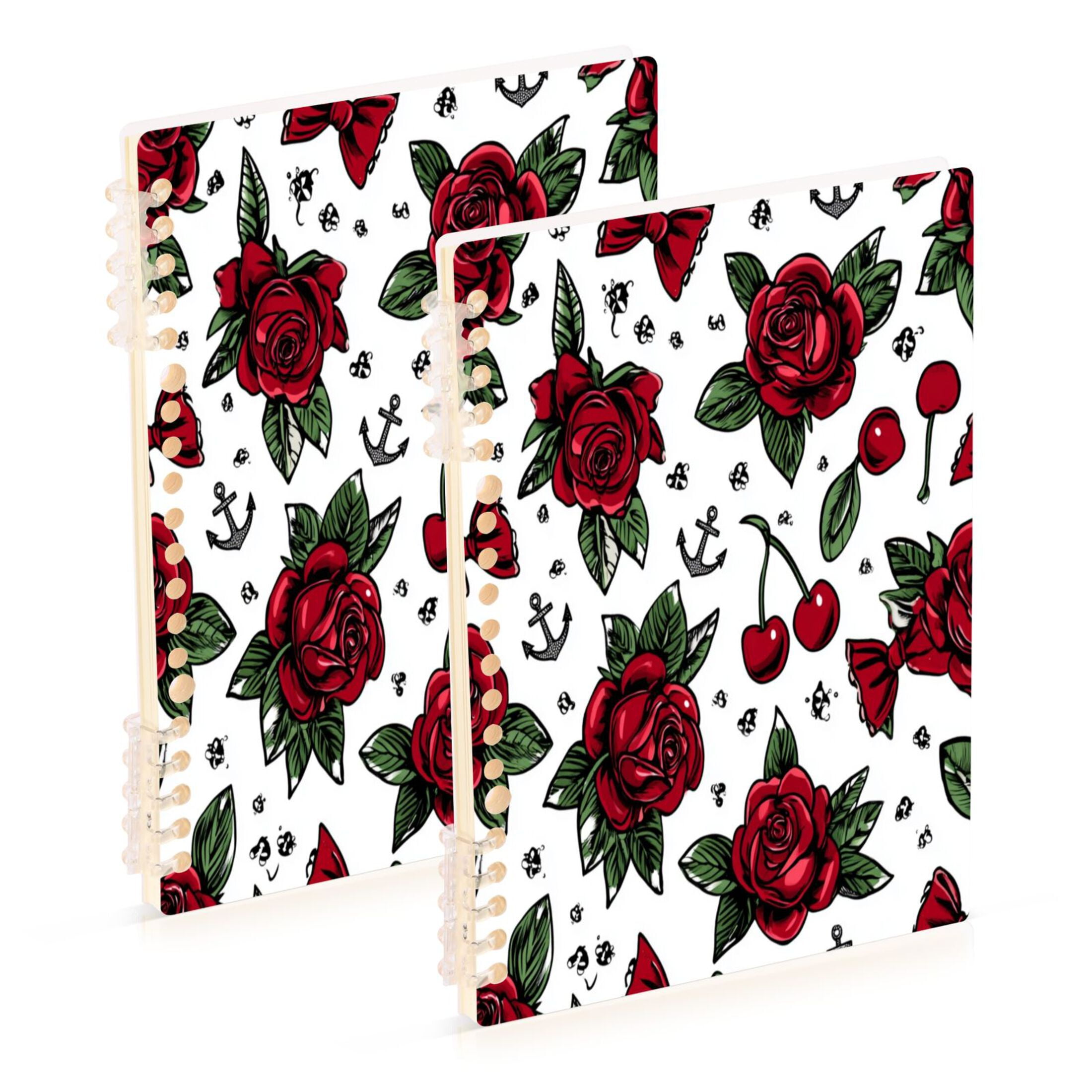 A5 Spiral Notebook 60 Sheets Diary Removable & Adjustable Wire Binding ...