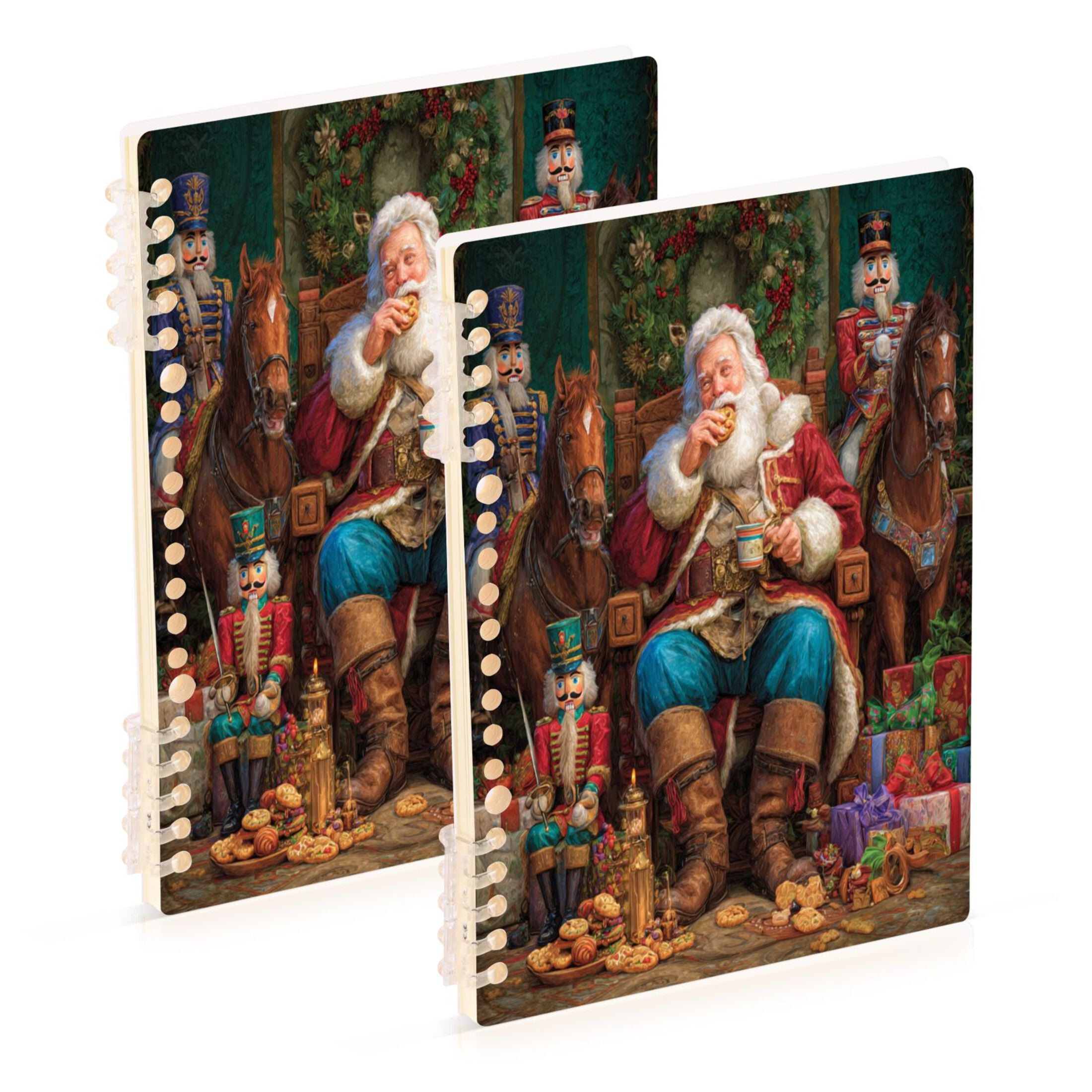 A5 Spiral Notebook 60 Sheets Diary Removable & Adjustable Wire Binding ...