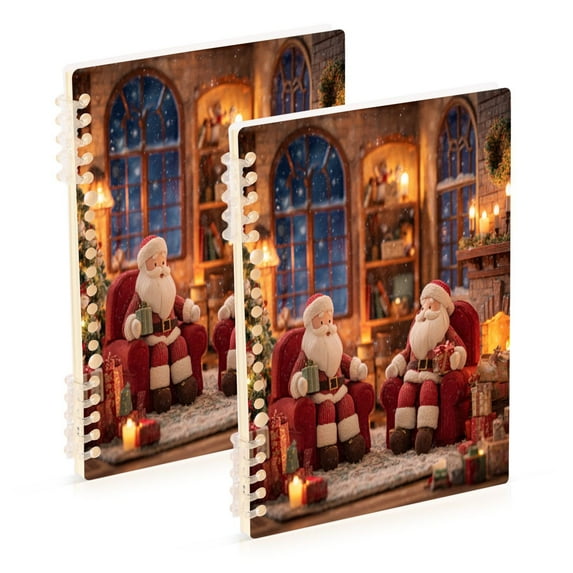 A5 Spiral Notebook 60 Sheets Diary Removable & Adjustable Wire Binding ...