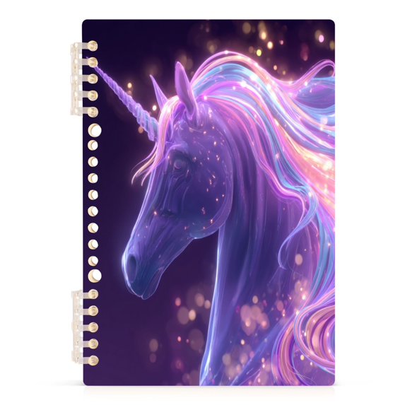 A5 Spiral Notebook 60 Sheets Diary Removable & Adjustable Wire Binding ...
