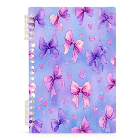 A5 Spiral Notebook 60 Sheets Diary Removable & Adjustable Wire Binding ...