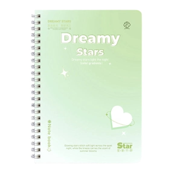 A5 Spiral Notebook, Hardcover Notebook Wear Smooth Writing, Dreamy ...