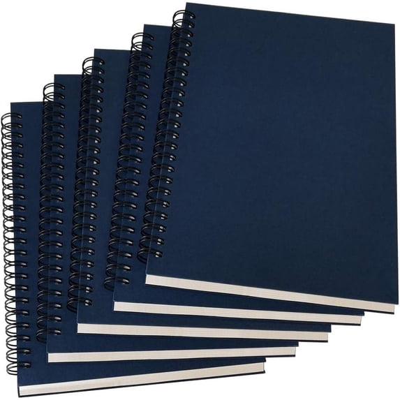 A5 Spiral Notebook Lined, 100gsm Thick Paper & Hard Cover, 60 Sheets ...
