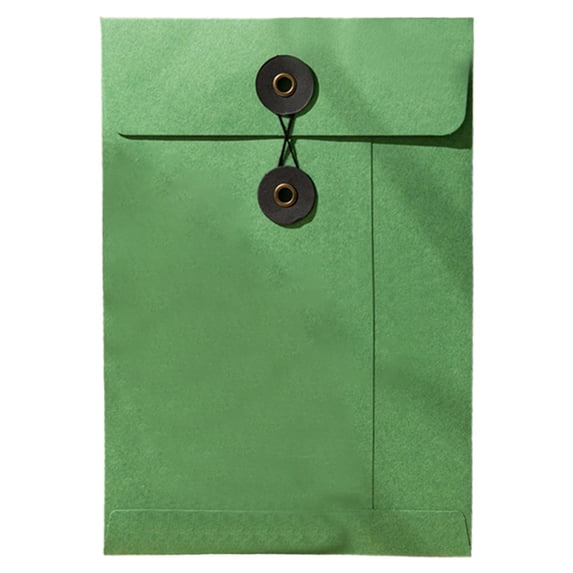 A5 String Tie Envelopes, 9x6.3 Inch Document Jackets, Vintage Aesthetic ...