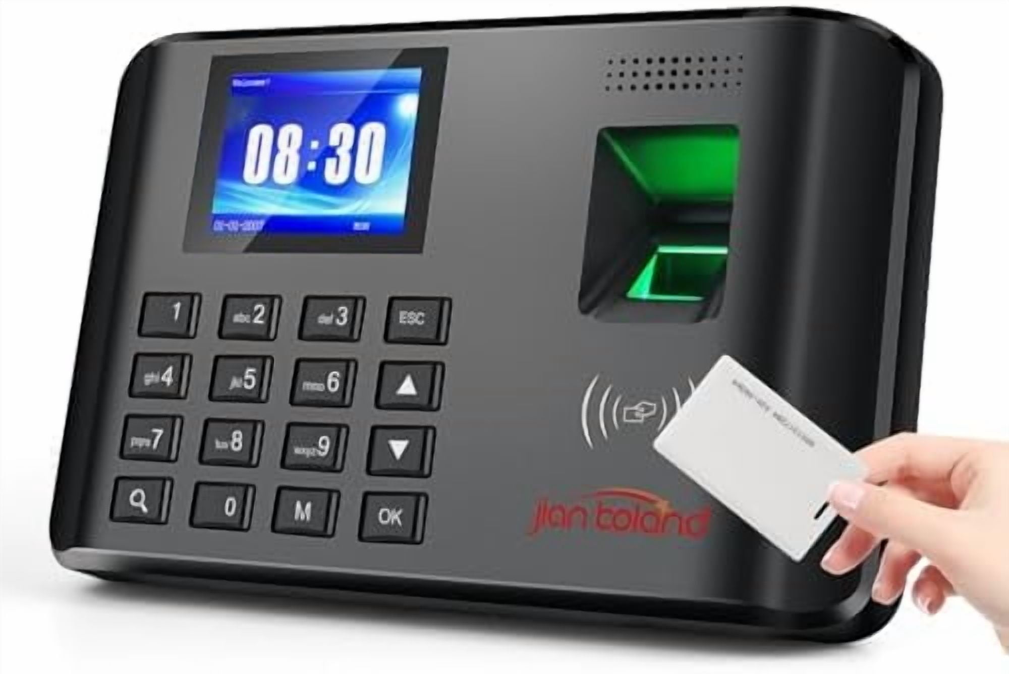 A5 Time Clock-Time Clocks for Employees Small Business-Fingerprint ...