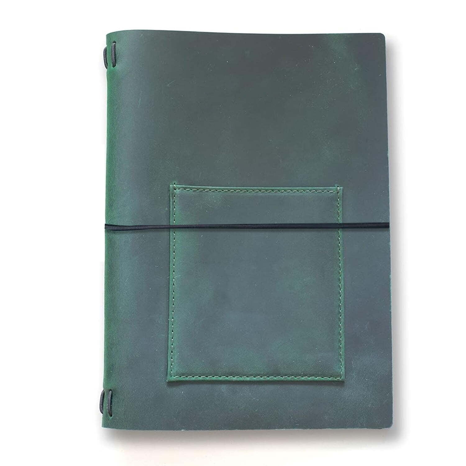 A5 Travelers Notebook Cover, Refillable Vintage Leather Journal with ...