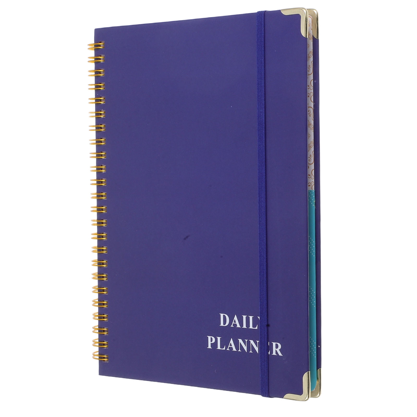 A5 Undated Daily Planner Notebook Small Spiral Journal For Work School ...