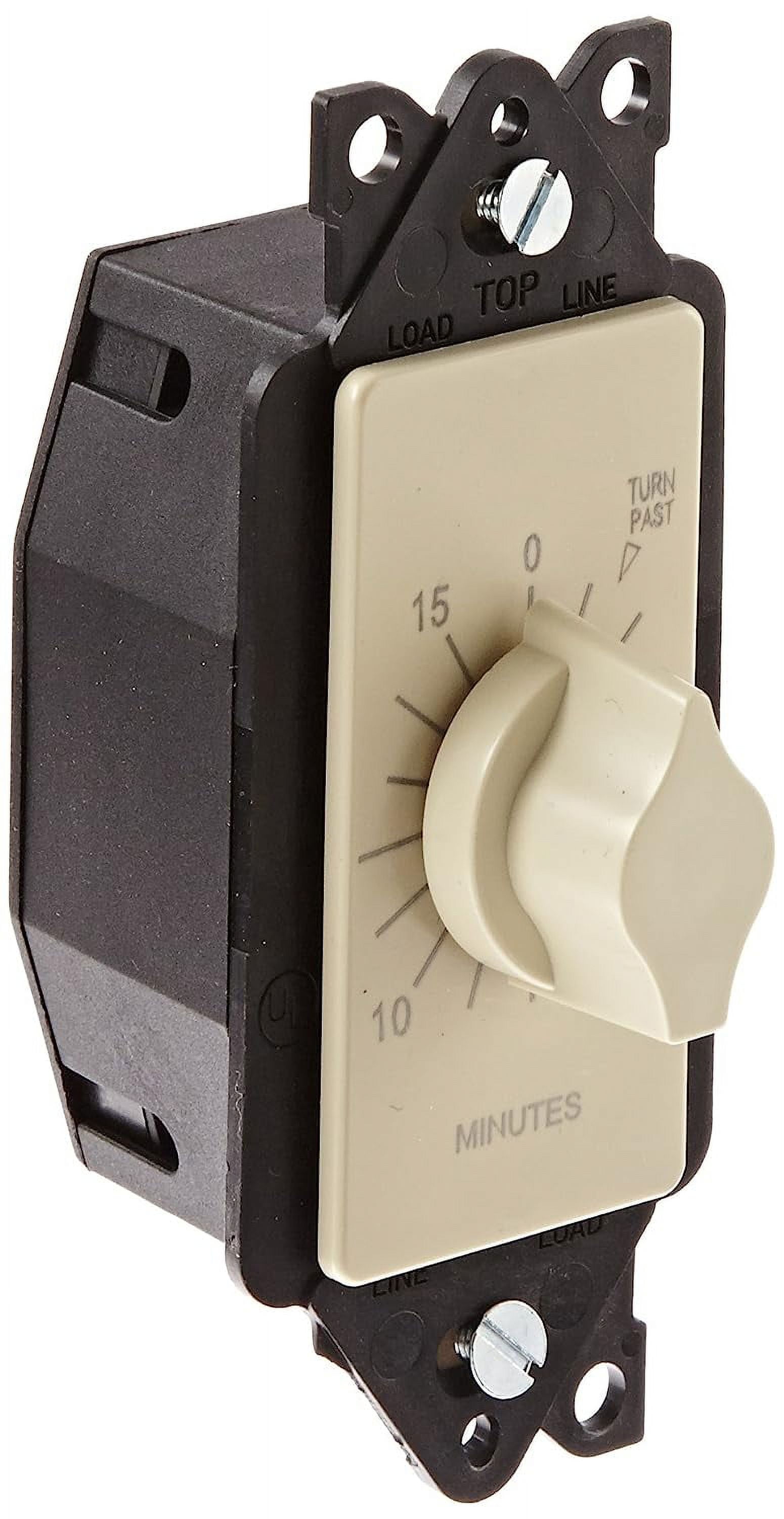 A515M Spring-Wound in-Wall Timer with 15-Minute Length and Ivory ...