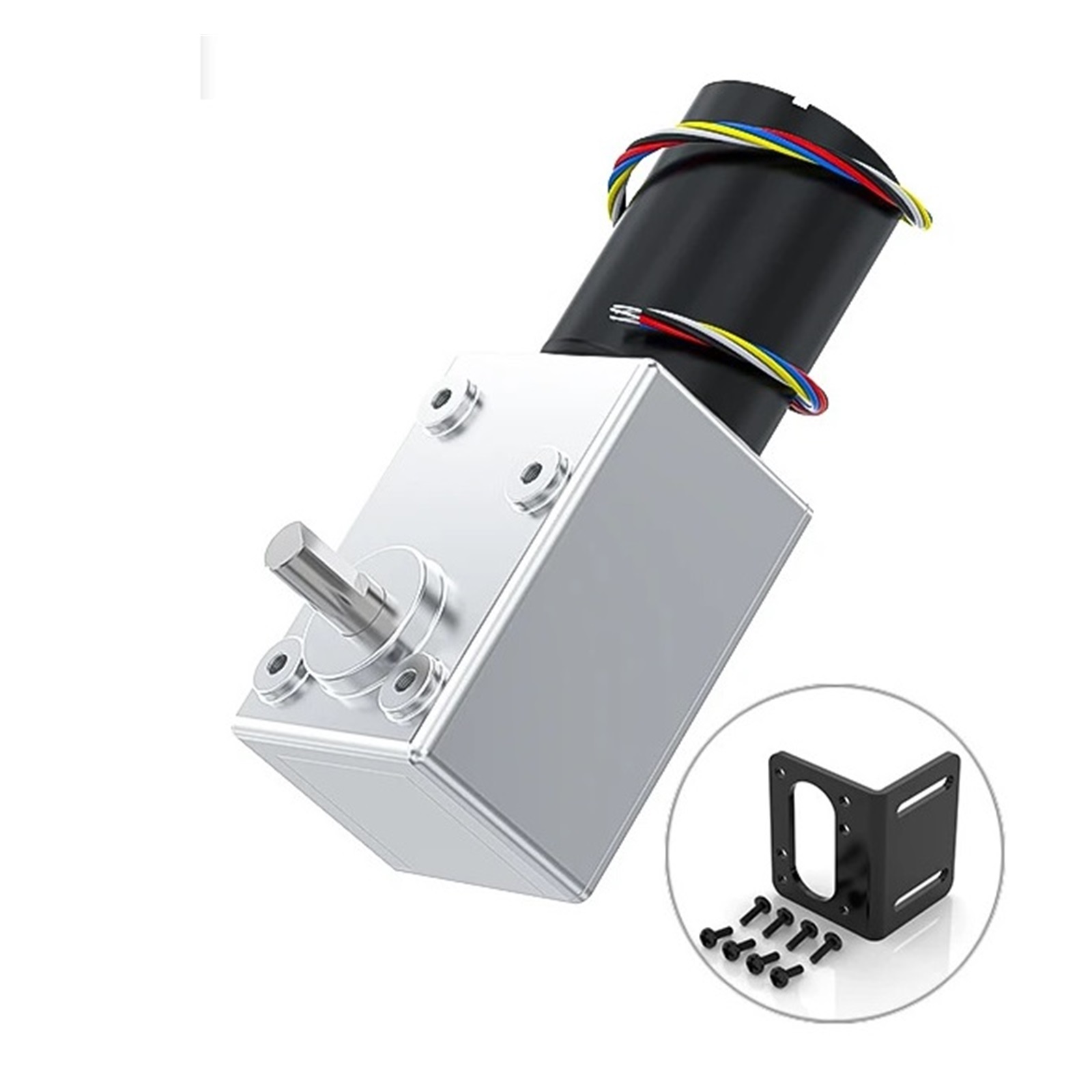 A5882 Brushless DC Gear Motor Worm Gear 12V24V Forward And Reverse ...