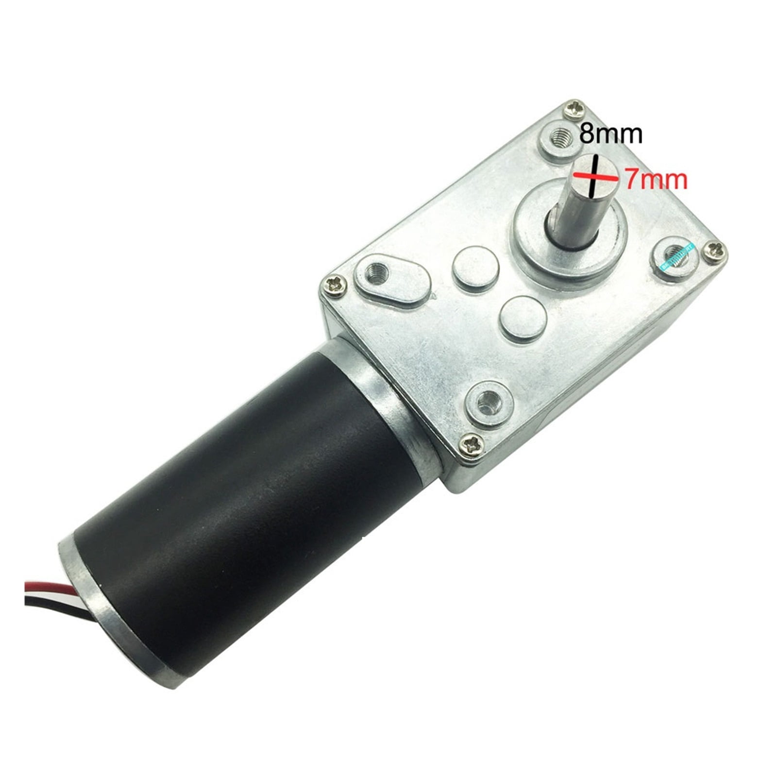 A58SW31ZY 7-470rpm DC 24v Worm Geared Motor 1.6-70kg.cm High Torque D ...