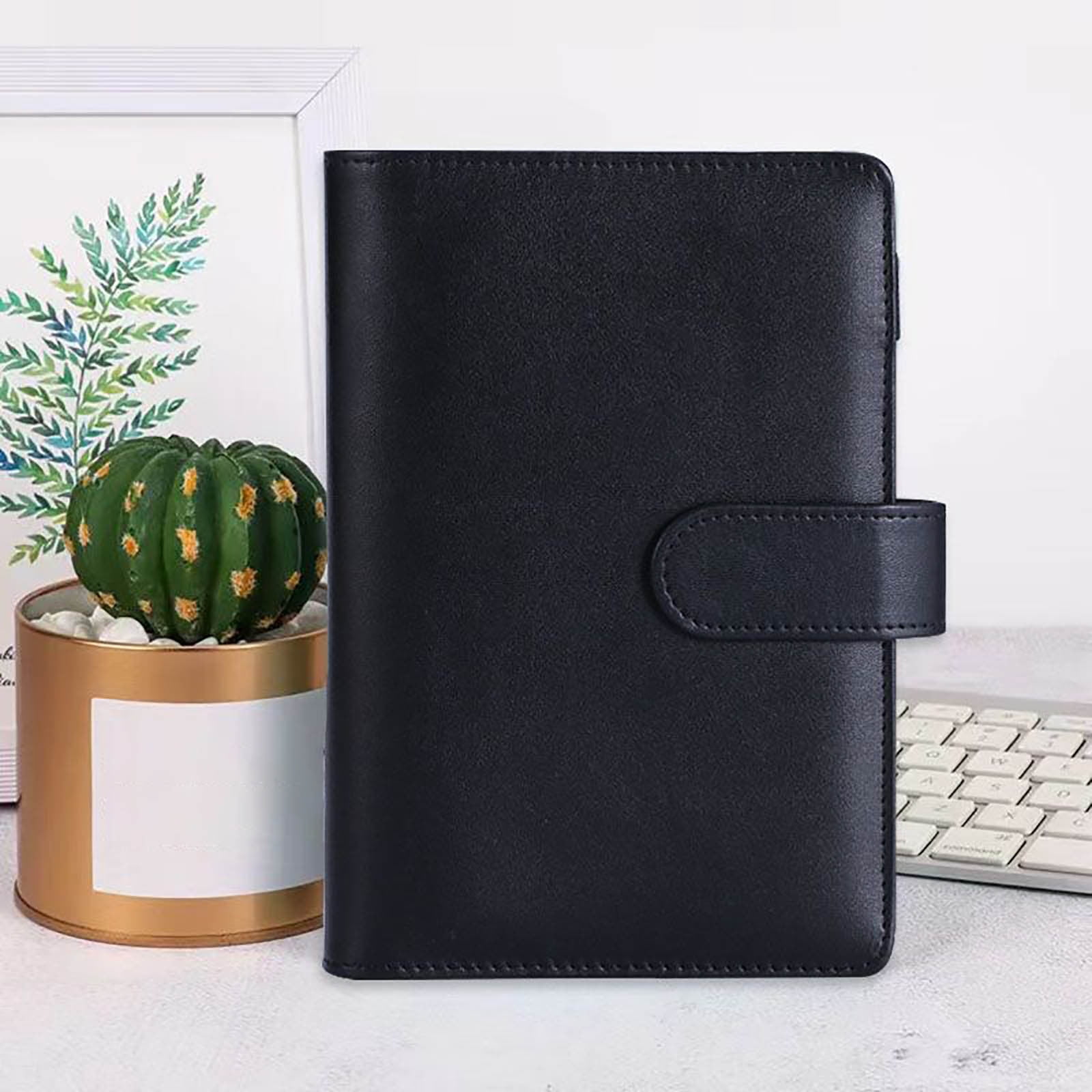 A6 6-Ring Loose Leaf Notebook Cover 5 x 7 Inch Refillable Planner Cover ...