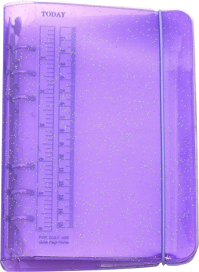 A6/ A5 6-Holes Colorful PP Cover Round Ring View Binder File Folder for ...