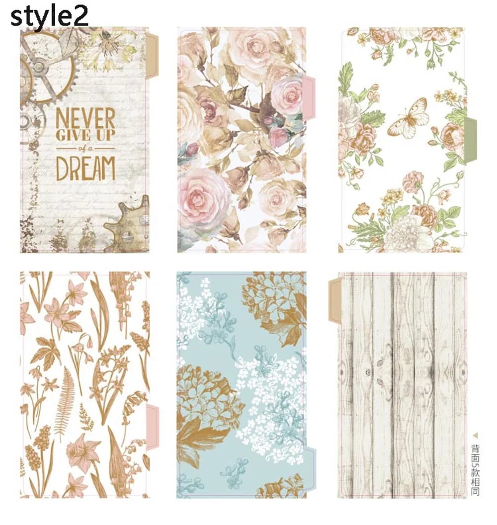 A6/A5 Vintage Embossed PU Leather DIY Binder Notebook Cover Diary ...