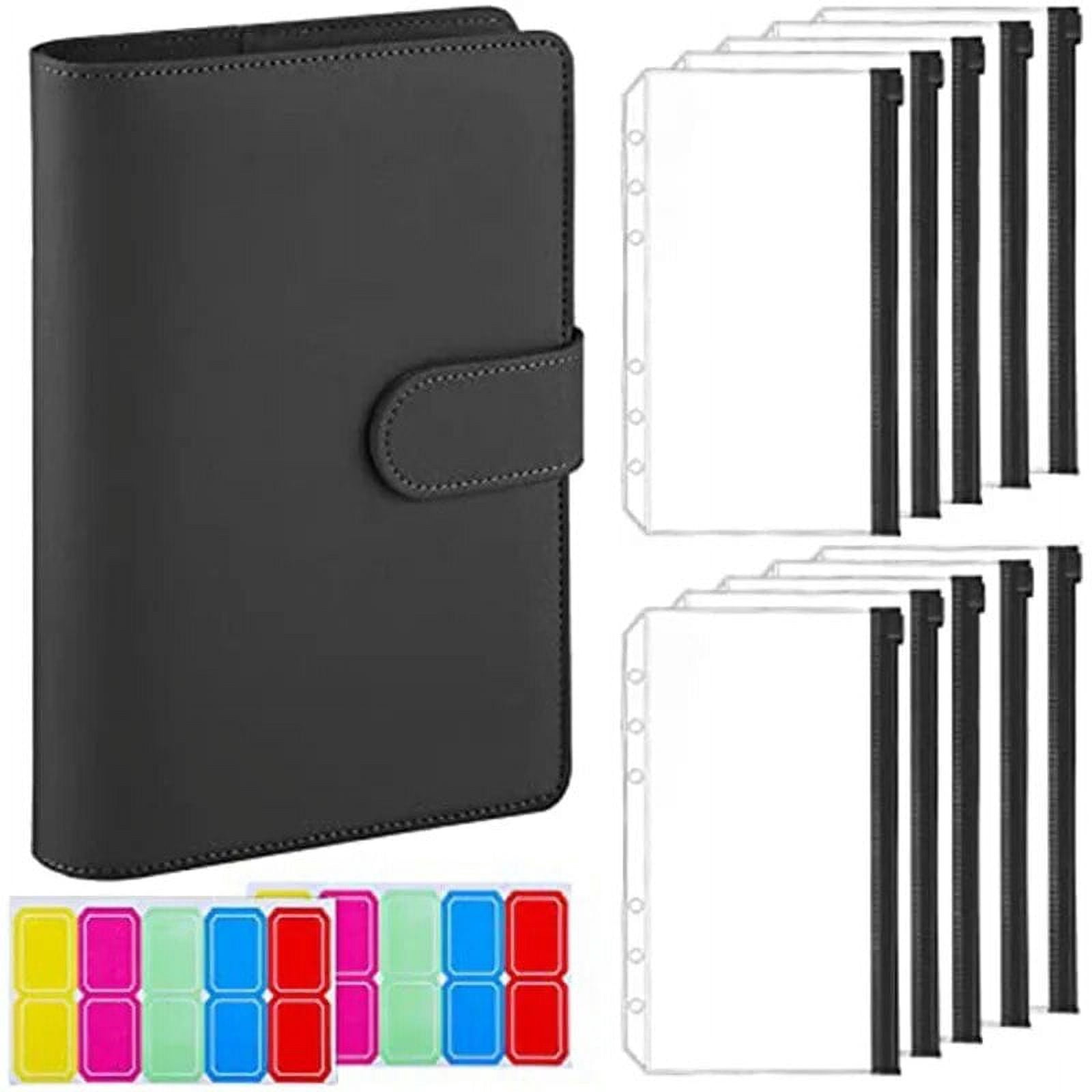 A6 Binder Budget Planner Notebook Covers Folder Colored 6 Hole Binder ...