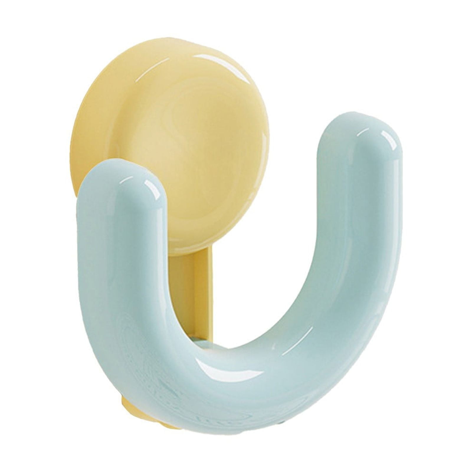 A6 Blue Bathroom Slipper Rack Wall Mounted Non-Perforated Suction Cup ...