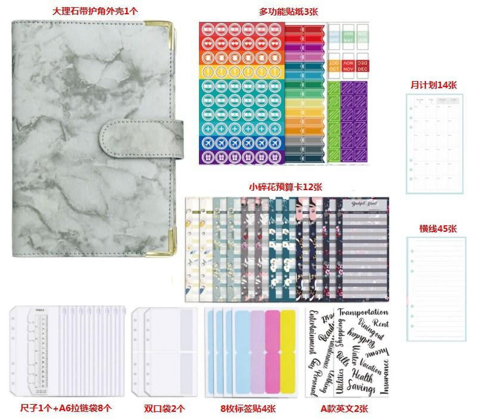 Estrela A6 Budget Binder Professional Waterproof PVC Budget Binder ...