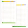 A6 Budget Planner Refill Paper, 90 Pages Colorful 6-Ring Binder Expense ...