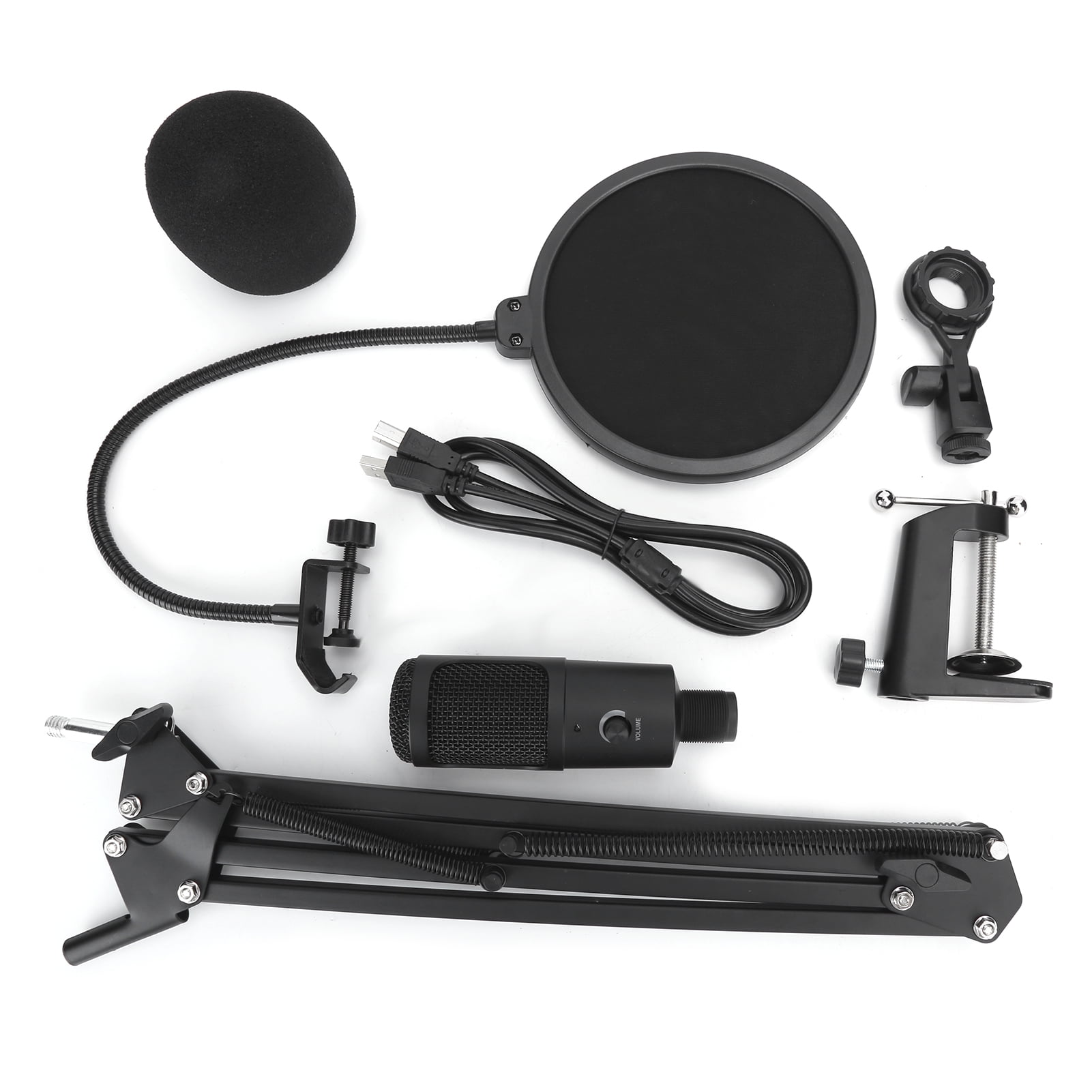 A6 Condenser USB Microphone Audio Kit Bracket Sound Recording Set for ...