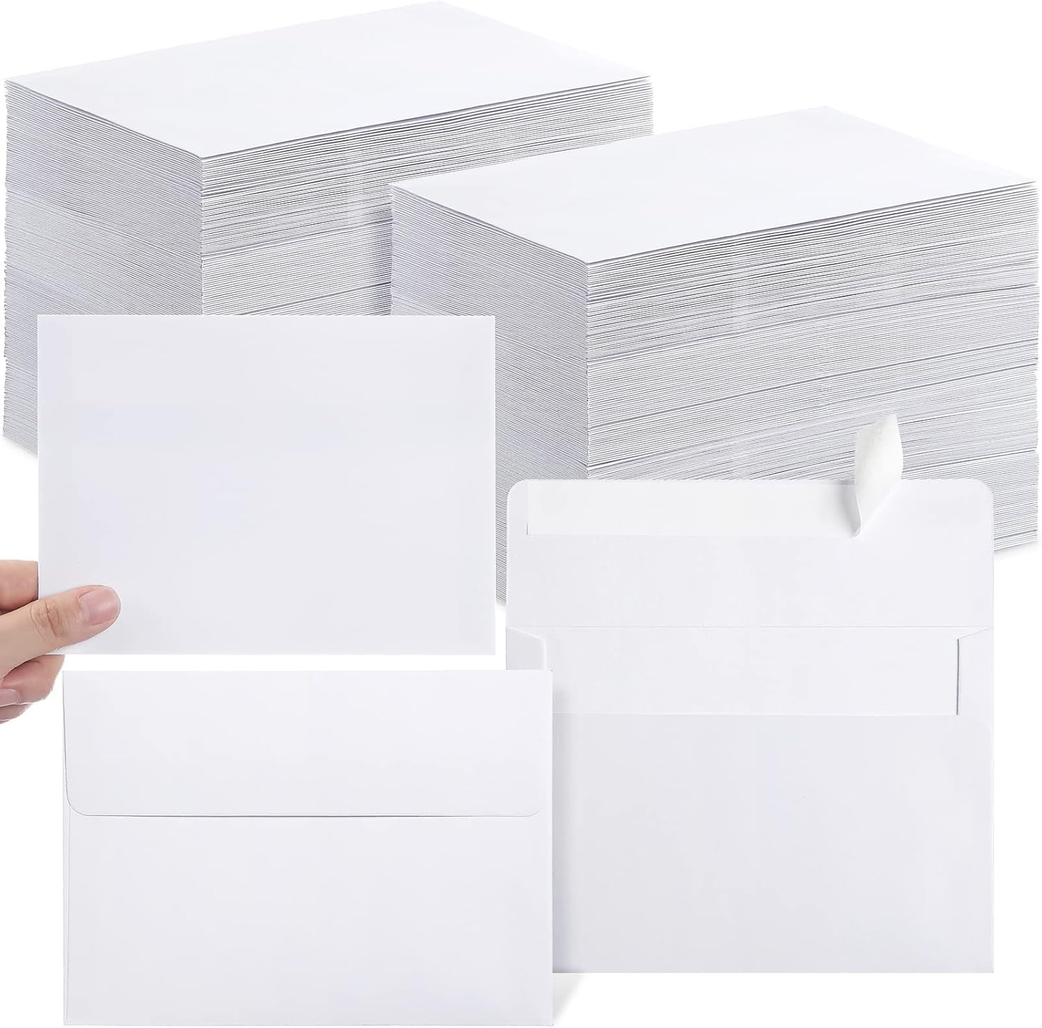 A6 Envelopes 4x6 White Envelopes for 4x6 Cards, Photos, Invitations ...