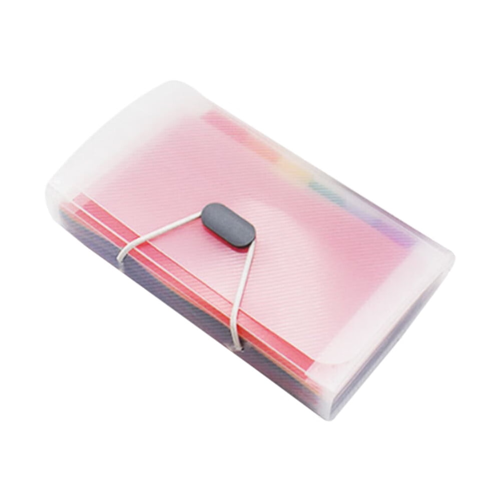 A6 File Folder, 13 Pockets Rainbow Expanding Folder Mini Index ...