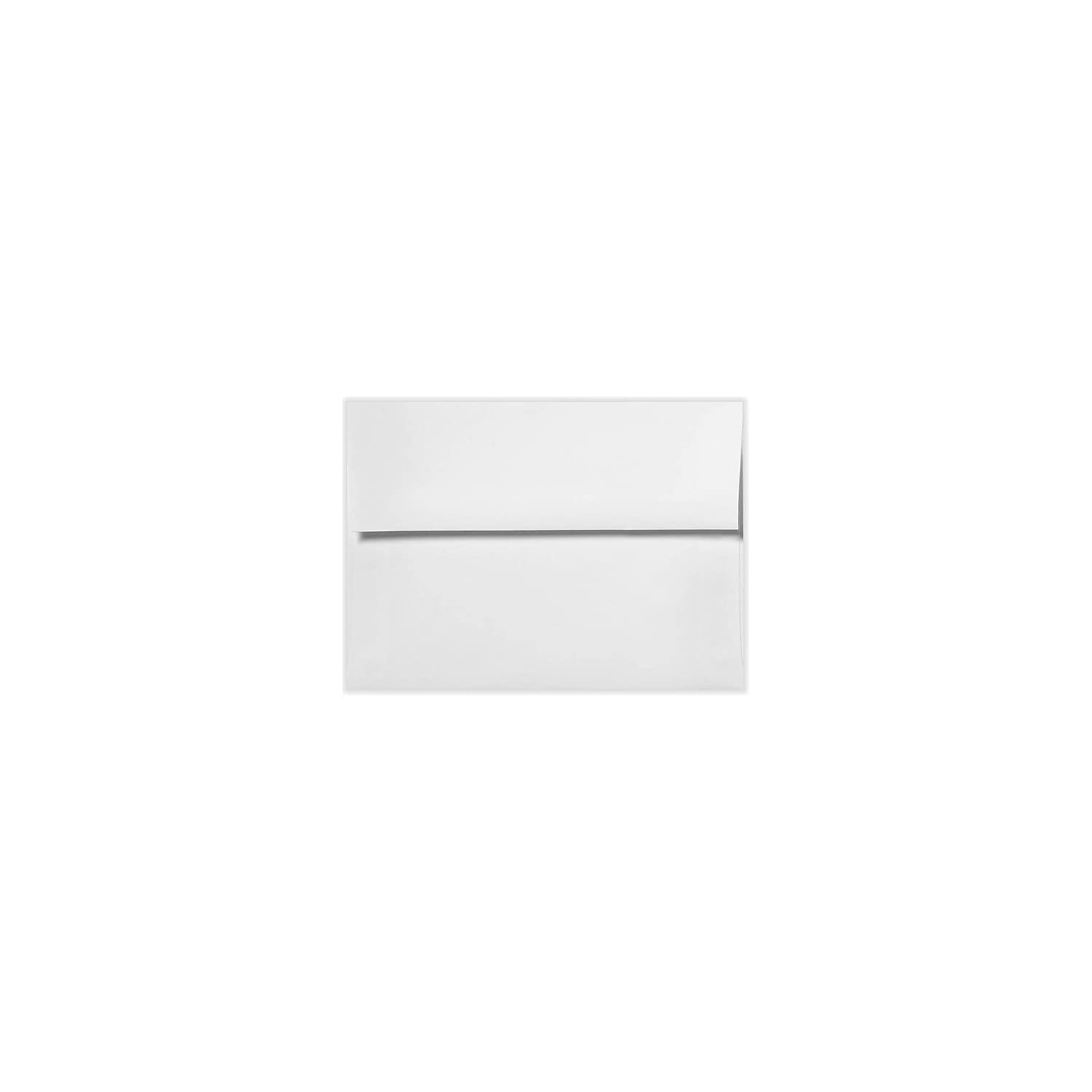 A6 Invitation Envelopes (4 3/4 x 6 1/2) - 70lb. Bright White (50 Qty ...