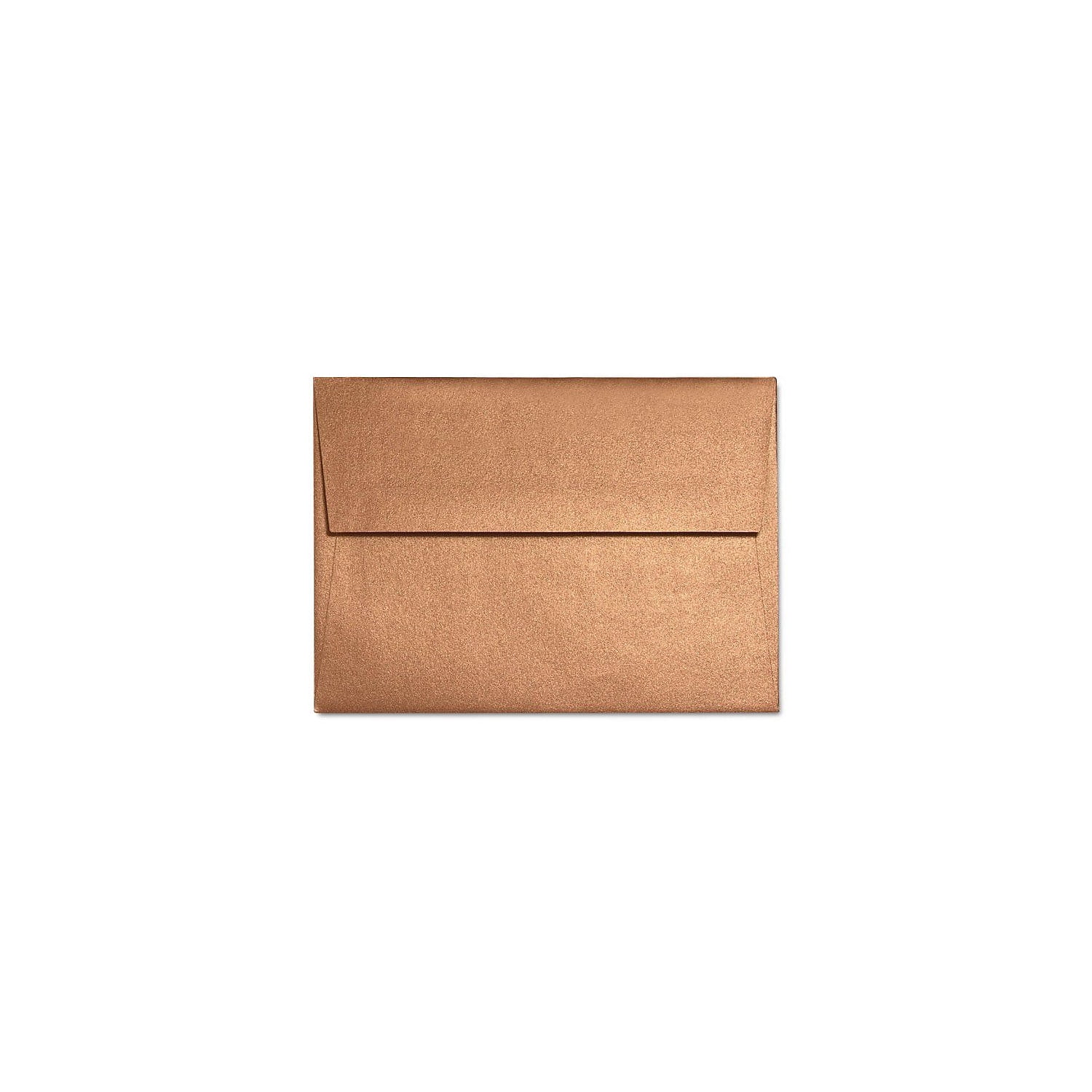 A6 Invitation Envelopes (4 3/4 x 6 1/2) - Copper Metallic (50 Qty ...