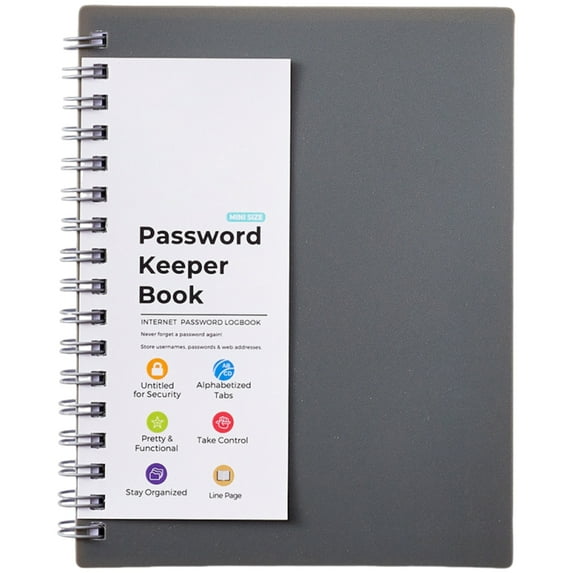 A6 Journal Notebook Password Book with Index A-Z Password Organizer ...